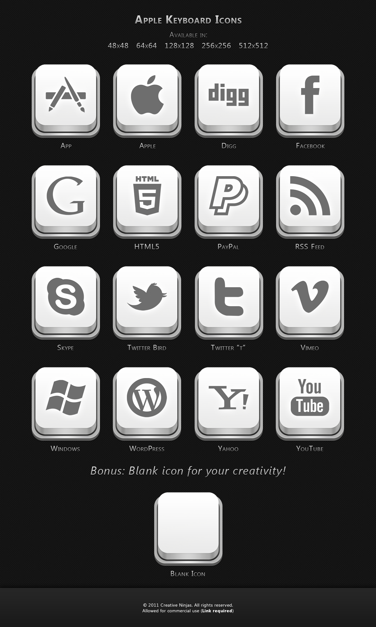 Apple Keyboard Icons by AndrewBadger on DeviantArt