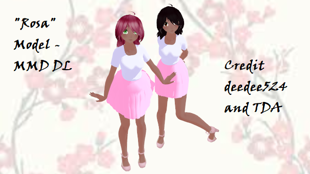 Rosa Model - MMD DL by deedee524 on DeviantArt