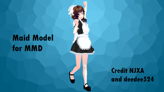 Maid Model for MMD by deedee524 on DeviantArt