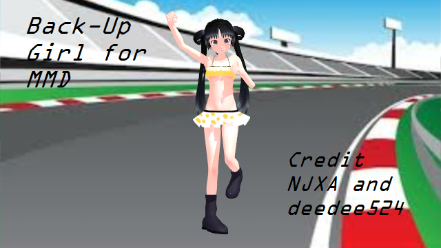 Backup Girl for MMD by deedee524 on DeviantArt