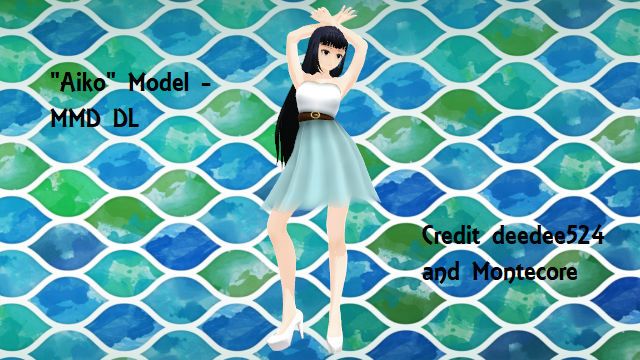 Aiko Model - MMD DL by deedee524 on DeviantArt