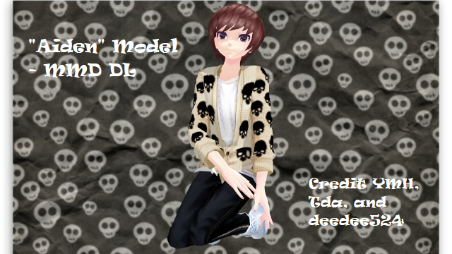Aiden Model - MMD DL by deedee524 on DeviantArt