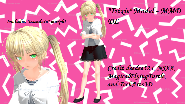 Trixie Model - MMD DL by deedee524 on DeviantArt
