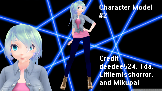 Character Model #2 - MMD DL by deedee524 on DeviantArt