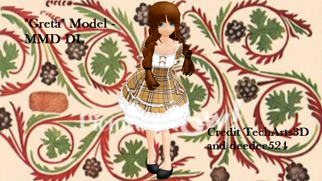 Greta Model - MMD DL by deedee524 on DeviantArt