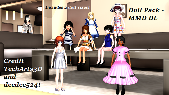 60+ Watchers Gift - Dolls for MMD - MMD DL by deedee524 on DeviantArt