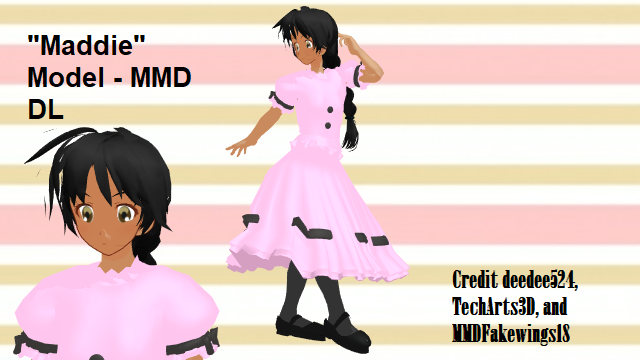 Maddie Model - MMD DL by deedee524 on DeviantArt