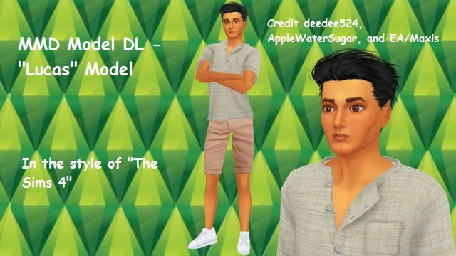 Lucas Model - MMD Model DL by deedee524 on DeviantArt
