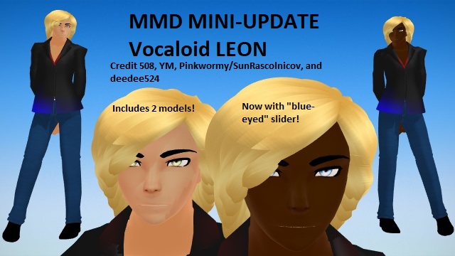 MMD MODEL DL - YM: Vocaloid LEON ver1.50 (Updated) by deedee524 on DeviantArt