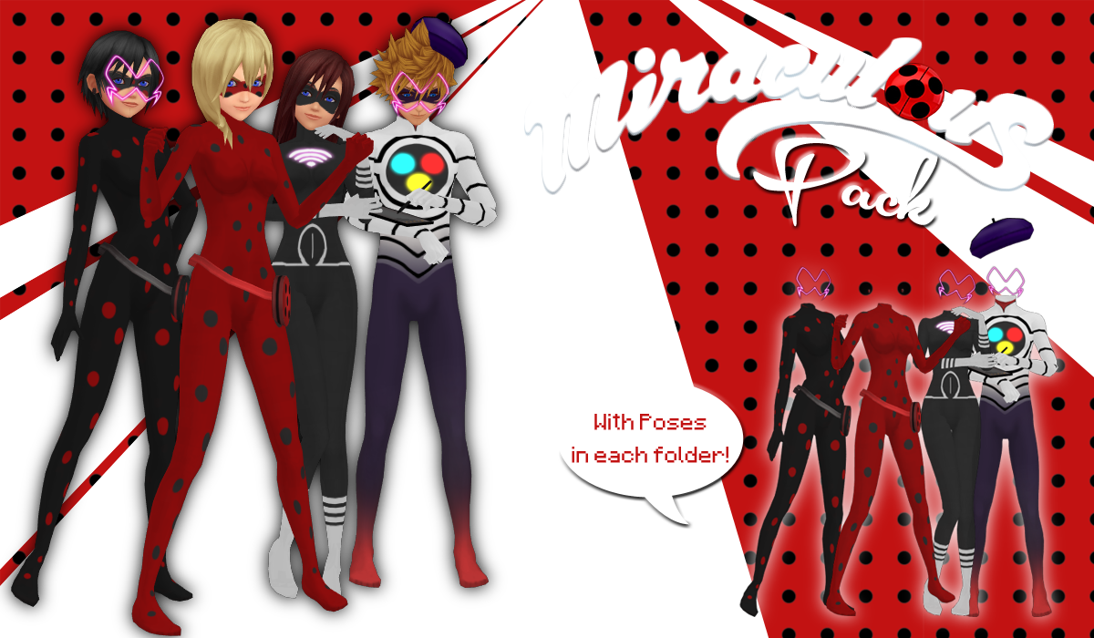 Miraculous Bases (+DL) by NaminF on DeviantArt