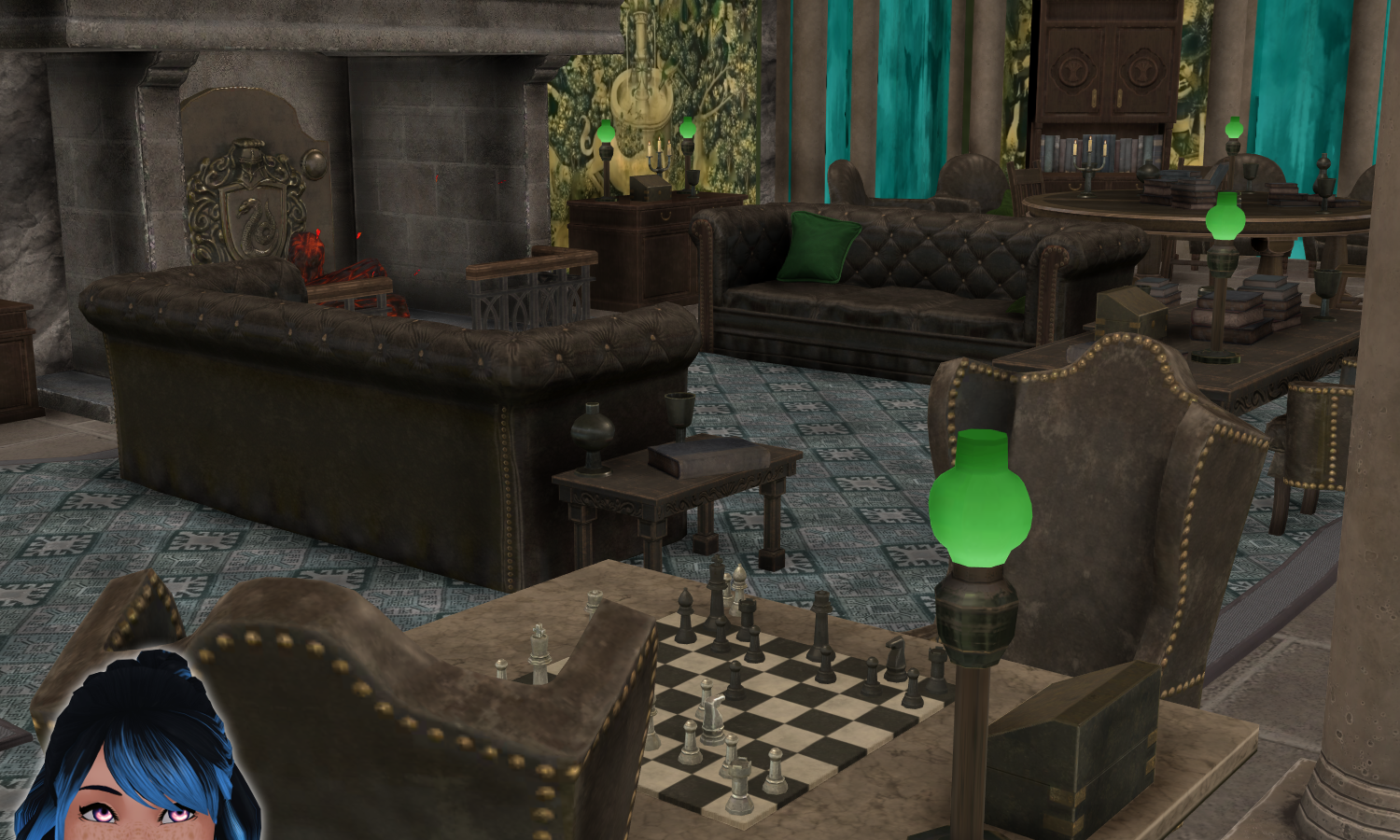 [MMD] Slytherin Common Room (+DL) by NaminF on DeviantArt