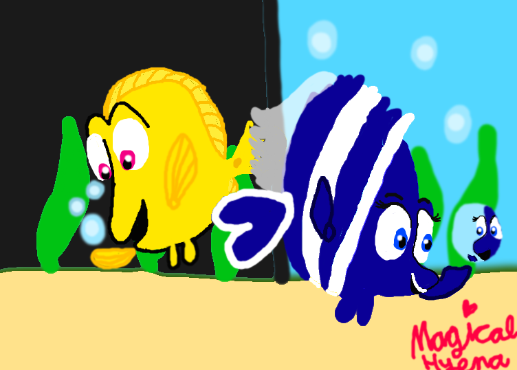 Deb, aka. Flo, and Bubbles by MagicalHyena-FanArt on DeviantArt