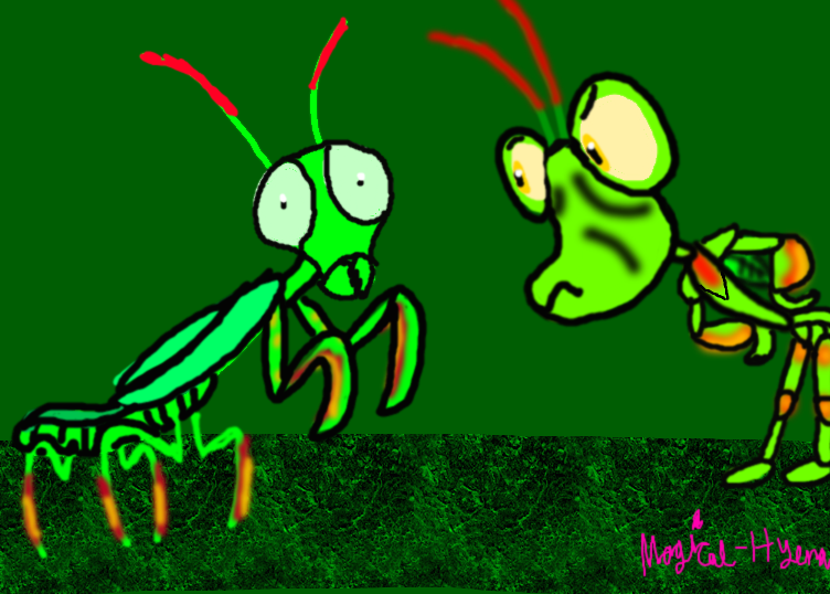 Praying Mantis by MagicalHyena-FanArt on DeviantArt