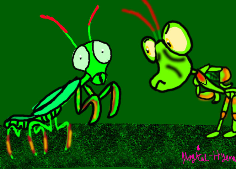 Praying Mantis by MagicalHyena-FanArt on DeviantArt