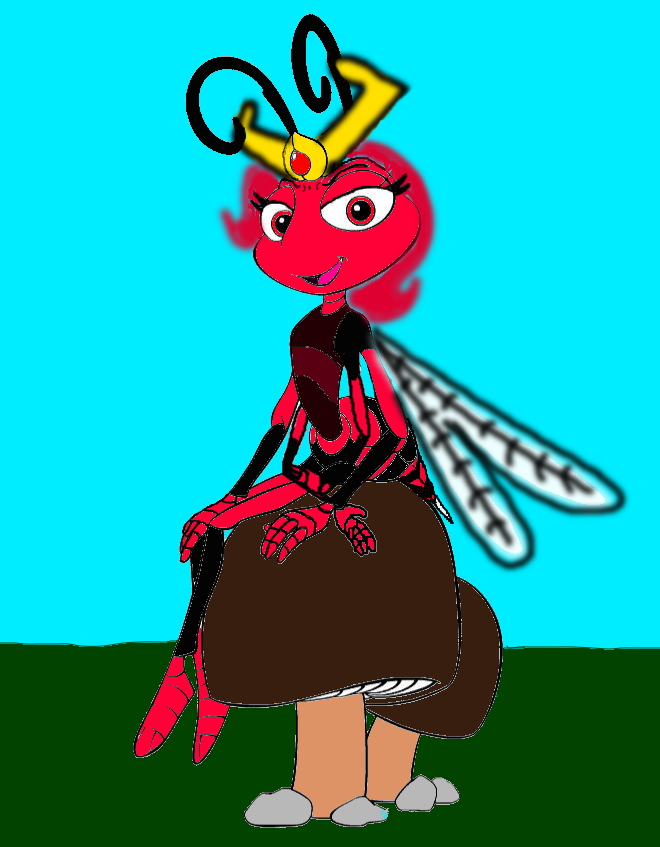 A Bugs Life - Lineart: Hornet Queen Maula by MagicalHyena-FanArt on ...
