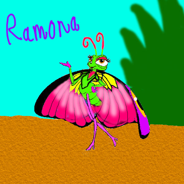 A Bugs Life - Lineart: Ramona by MagicalHyena-FanArt on DeviantArt