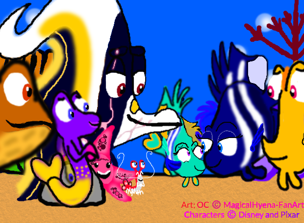 Finding Nemo Tank Characters