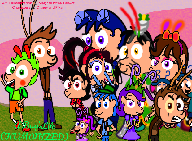 A Bugs Life Cast (HUMANIZED) by MagicalHyena-FanArt on DeviantArt