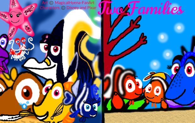 Finding Nemo - Two Families by MagicalHyena-FanArt on DeviantArt
