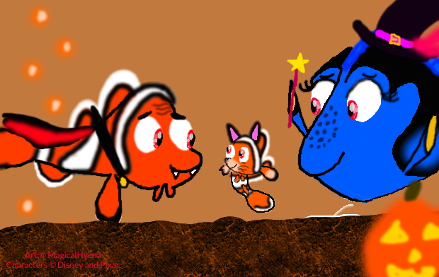 Fishy Halloween by MagicalHyena-FanArt on DeviantArt