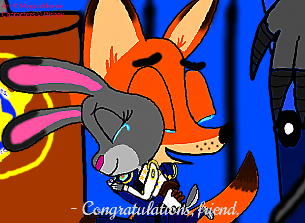 Proud Friend by MagicalHyena-FanArt on DeviantArt