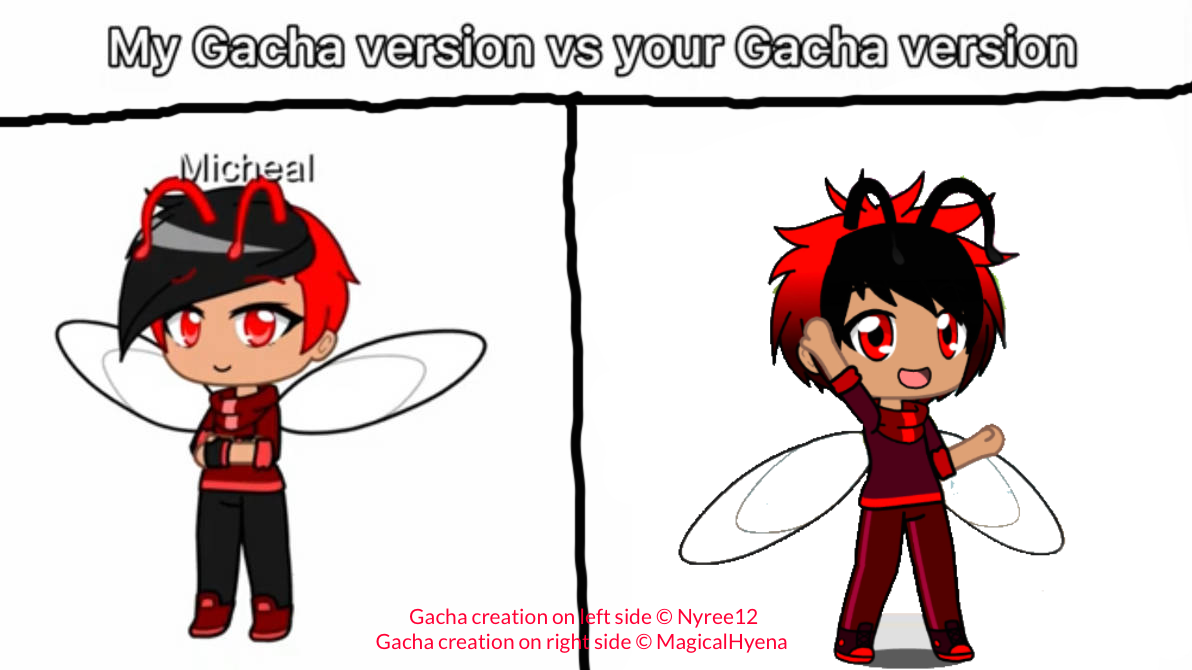 Michael in Your Gacha Style and My Gacha Style by MagicalHyena-FanArt ...