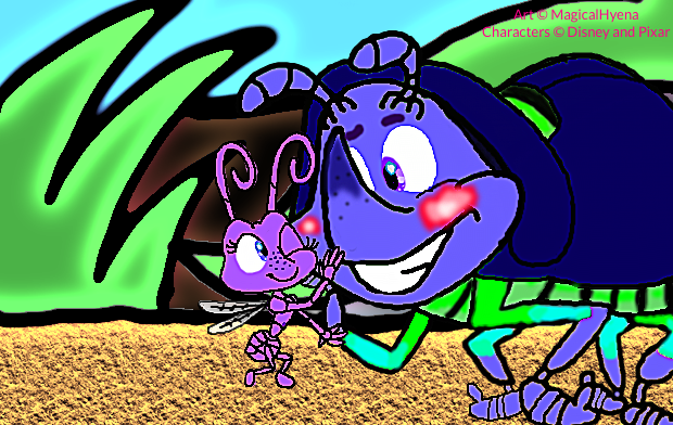 Sister and Brother-In-A-Way by MagicalHyena-FanArt on DeviantArt