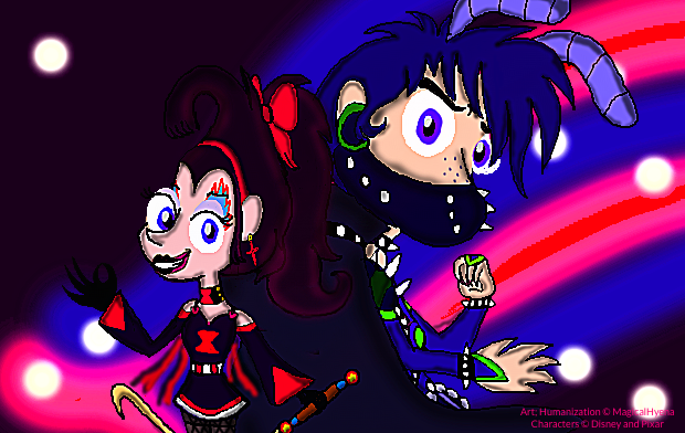 A Bug's Life - Humanized Dim and Rosie (Redesign) by MagicalHyena-FanArt on DeviantArt