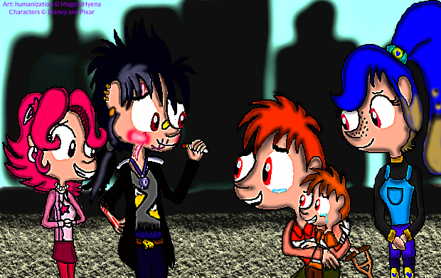 FN: Thanks For Taking Care of My Son. (HUMANIZED) by MagicalHyena-FanArt on DeviantArt