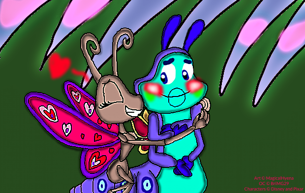 Karen Hugging Heimlich by MagicalHyena-FanArt on DeviantArt