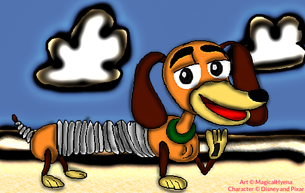 Slinky Dog by MagicalHyena-FanArt on DeviantArt