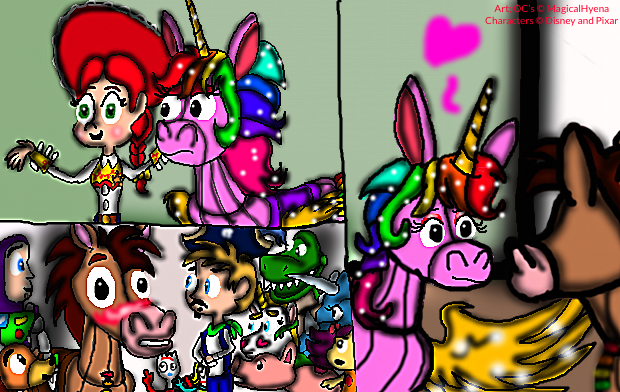 Meeting Rainbow Sparkle by MagicalHyena-FanArt on DeviantArt