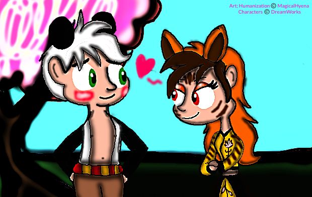 KFP: Feel the Love? (HUMANIZED) by MagicalHyena-FanArt on DeviantArt