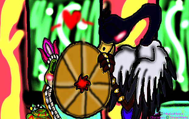 The Avian and Snake in Love by MagicalHyena-FanArt on DeviantArt