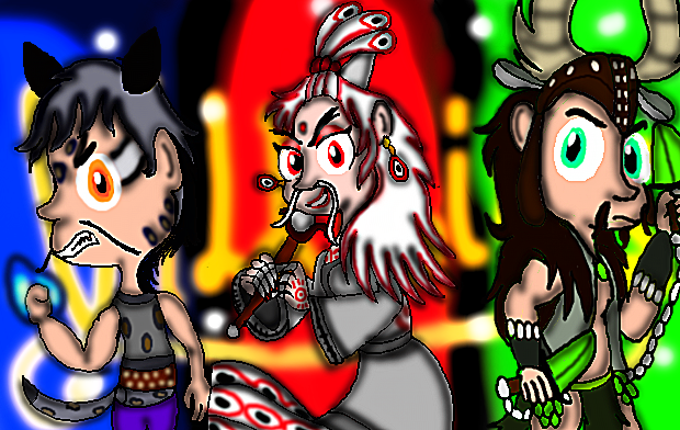 Kung Fu Panda Humanized Tai Lung Shen And Kai By Magicalhyena Fanart On Deviantart