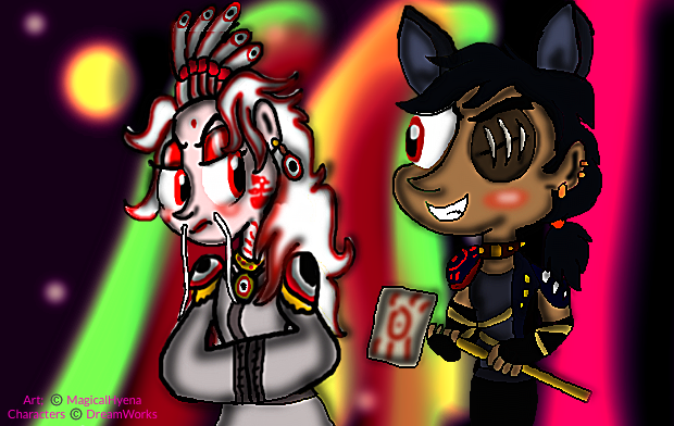 KFP: The Gongmen Lord And His Sidekick (HUMANIZED) by MagicalHyena-FanArt on DeviantArt