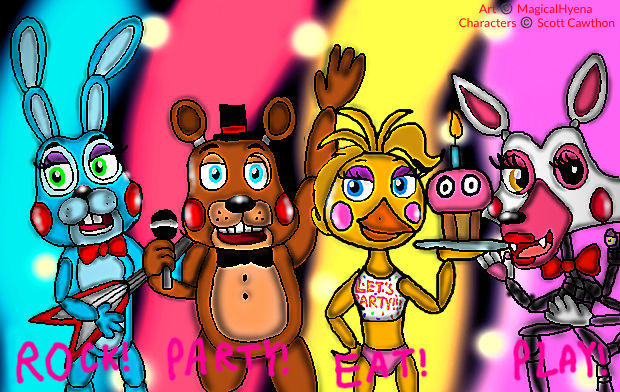 Toy Chica Mangle Bonbon And Chica Fnaf Fanart By Roy 🔥 [100+] FNAF