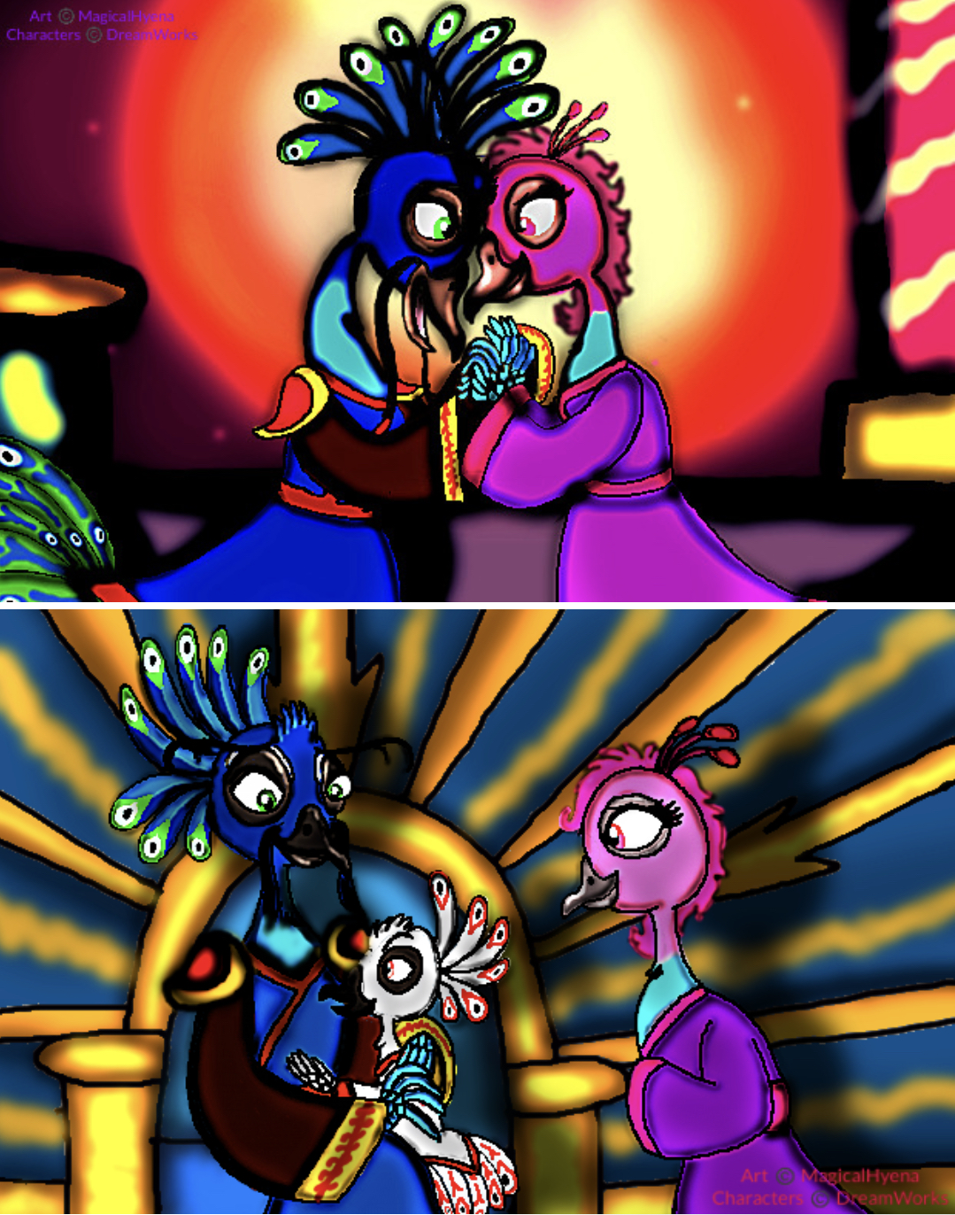 Lord Shen's Parents by MagicalHyena-FanArt on DeviantArt