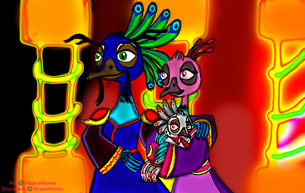 The Royal Peacocks in Gongmen City by MagicalHyena-FanArt on DeviantArt