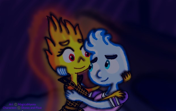 Two of Us Together by MagicalHyena-FanArt on DeviantArt