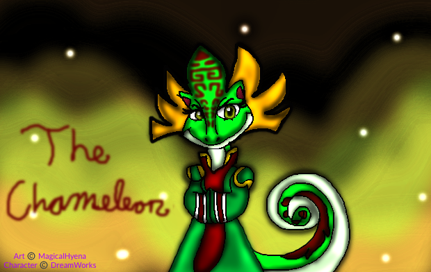 KFP4 - The Original Design of The Chameleon by MagicalHyena-FanArt on ...