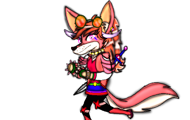 SMB: Sheila, The Horned Lizard-Wolf Hybrid by MagicalHyena-FanArt on ...