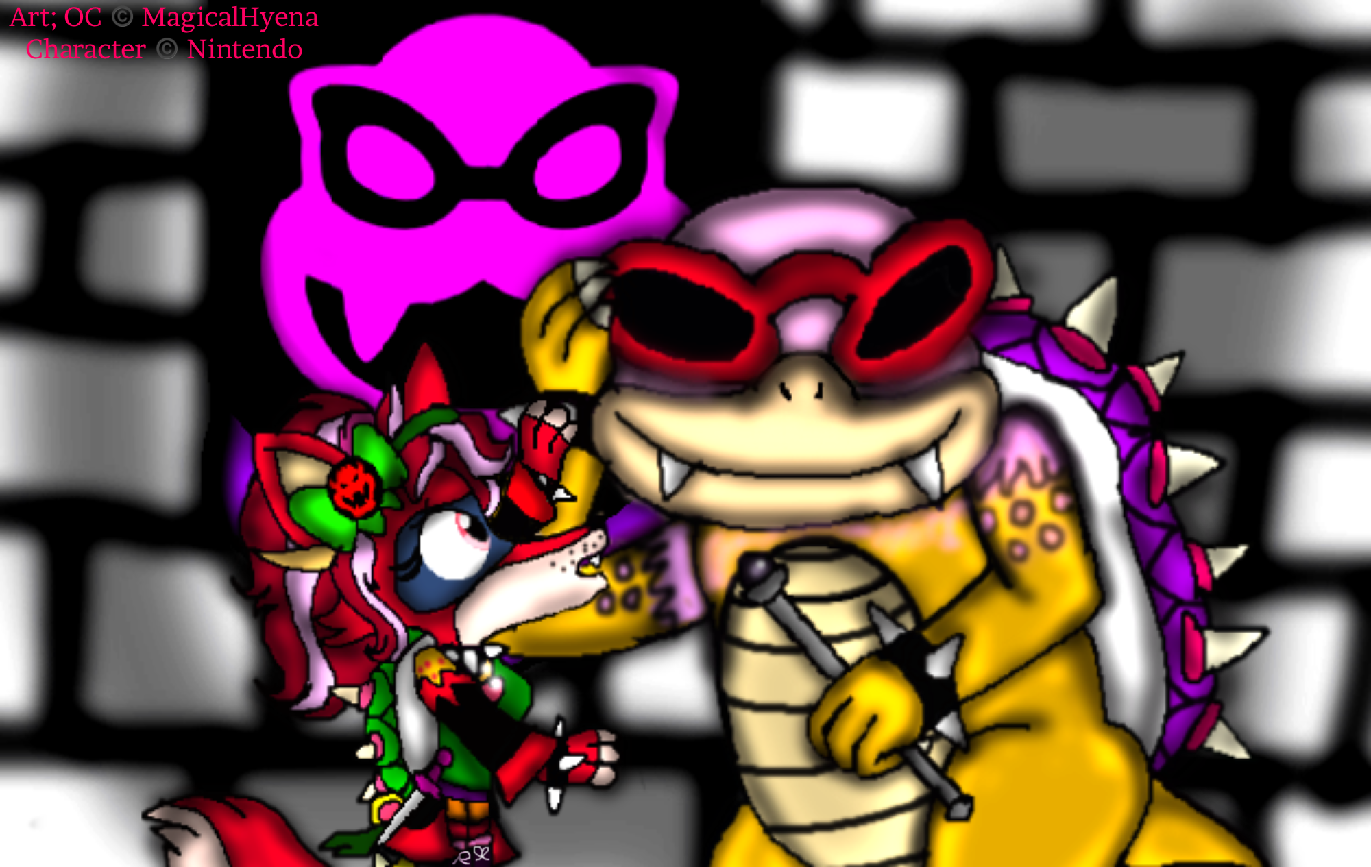 SMB: Cool Glasses! by MagicalHyena-FanArt on DeviantArt