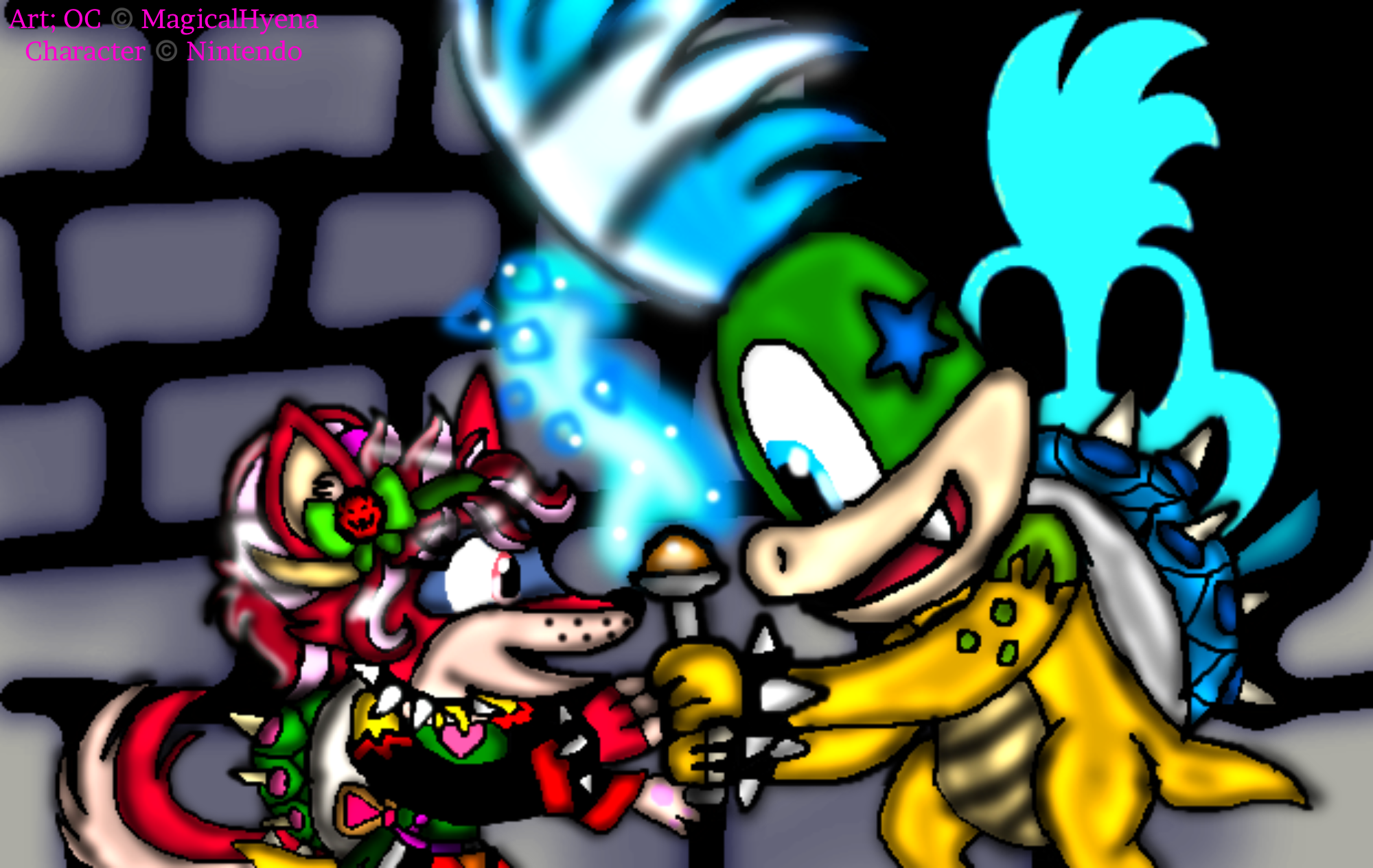 SMB: Larry Showing Annabelle His Magic! by MagicalHyena-FanArt on DeviantArt