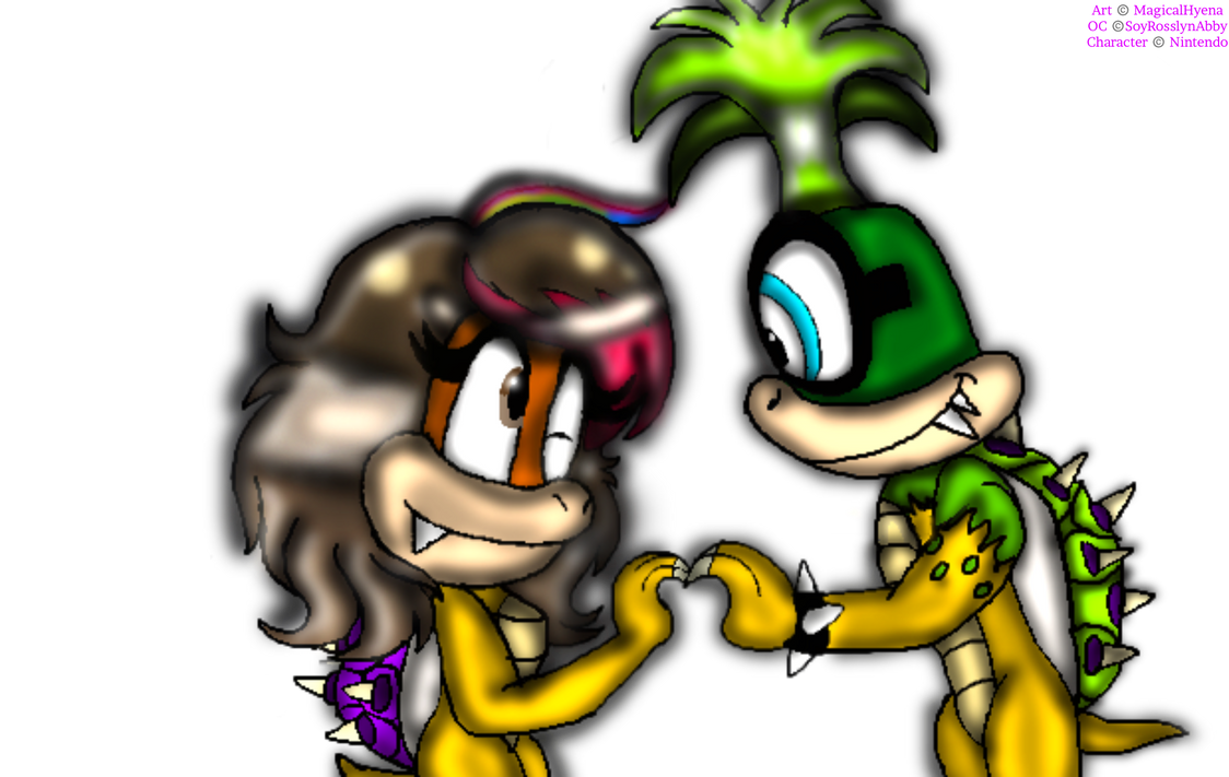 SMB: Rosslyn and Iggy Koopa by MagicalHyena-FanArt on DeviantArt