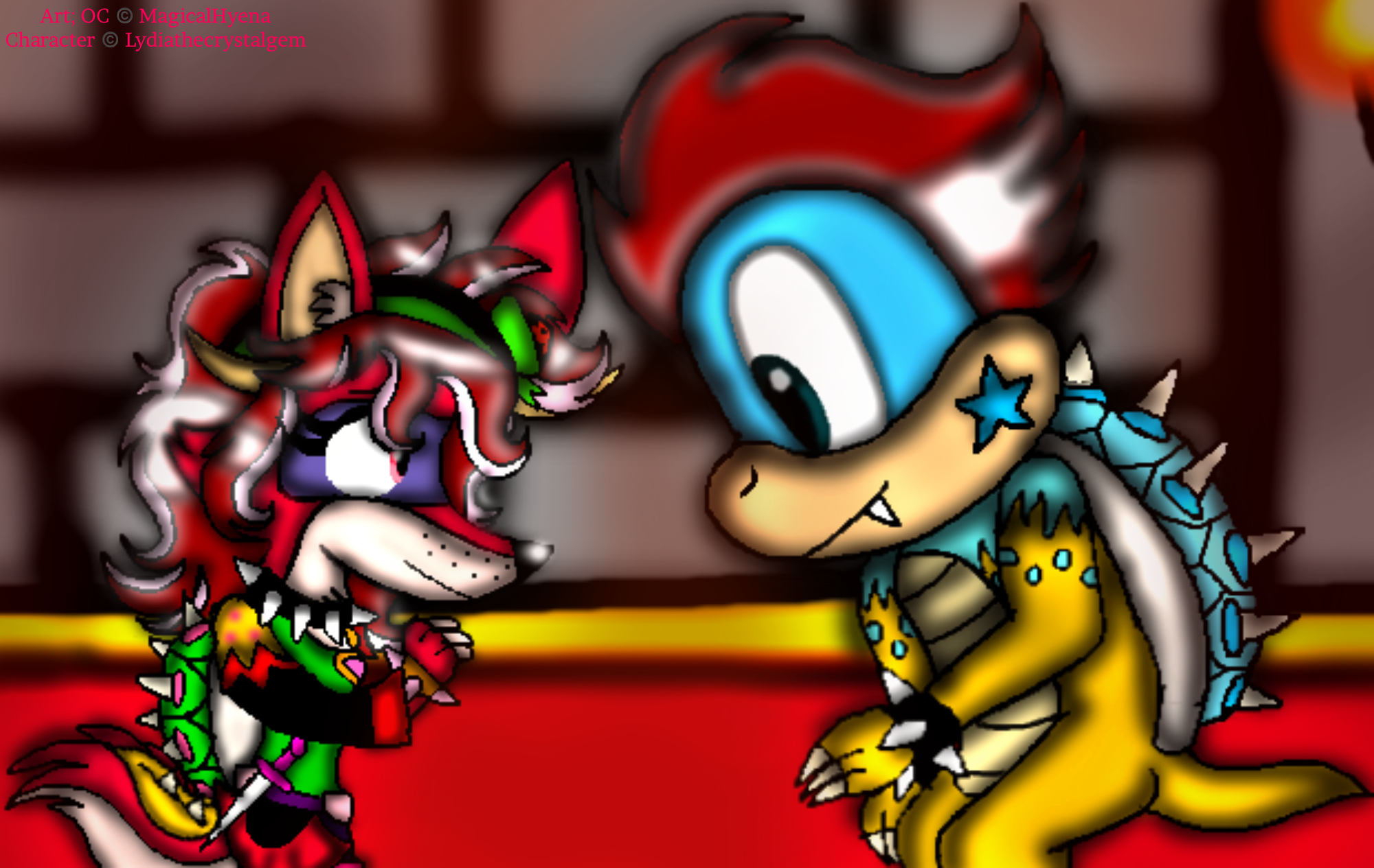 AT: Seth B. Koopa and Princess Annabelle Koopa by MagicalHyena-FanArt ...