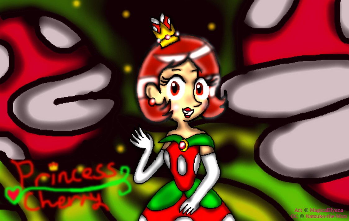 SMB: Princess Cherry by MagicalHyena-FanArt on DeviantArt