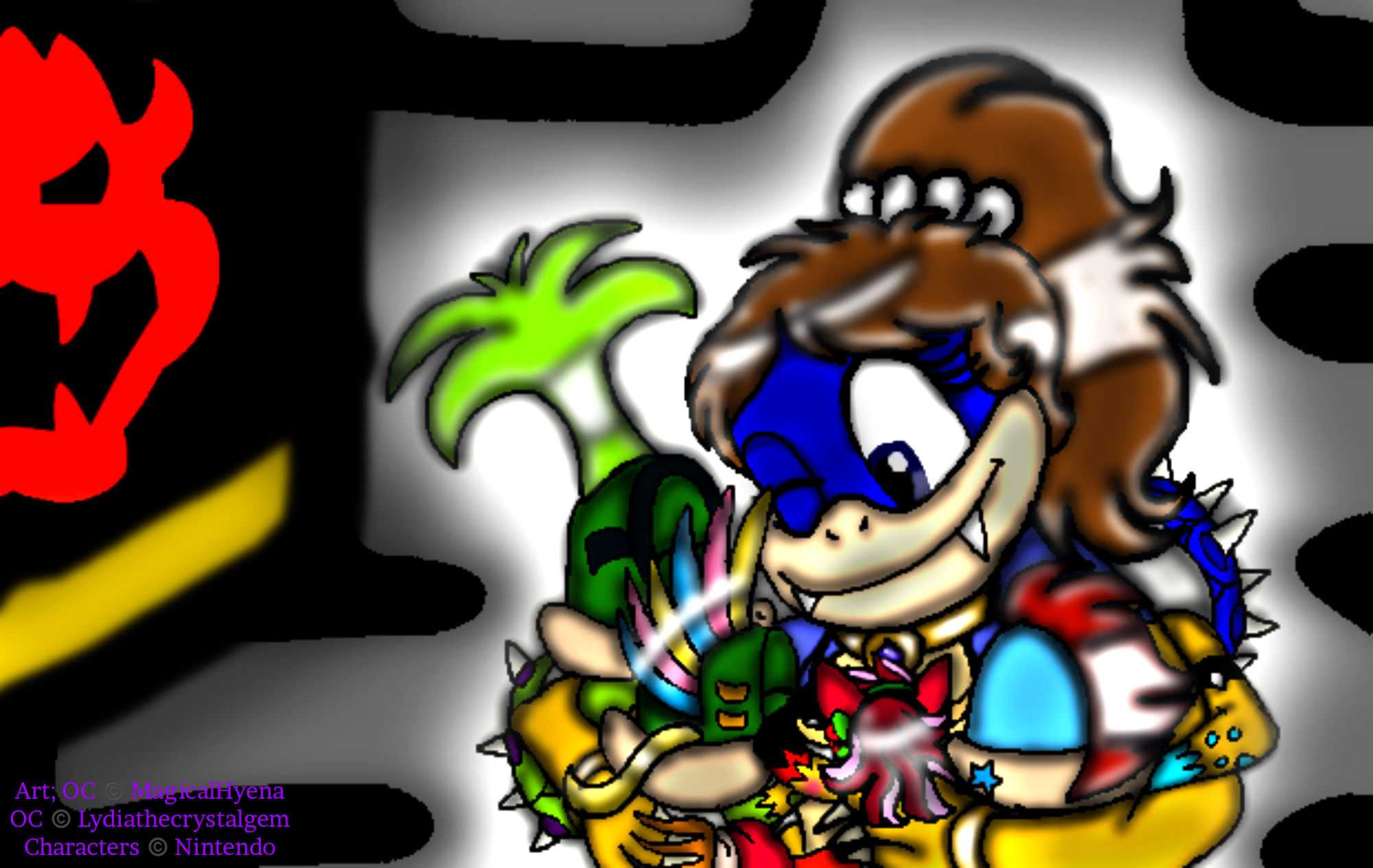 AT: Queen Betsy Koopa Hugging The Koopa Kids by MagicalHyena-FanArt on ...