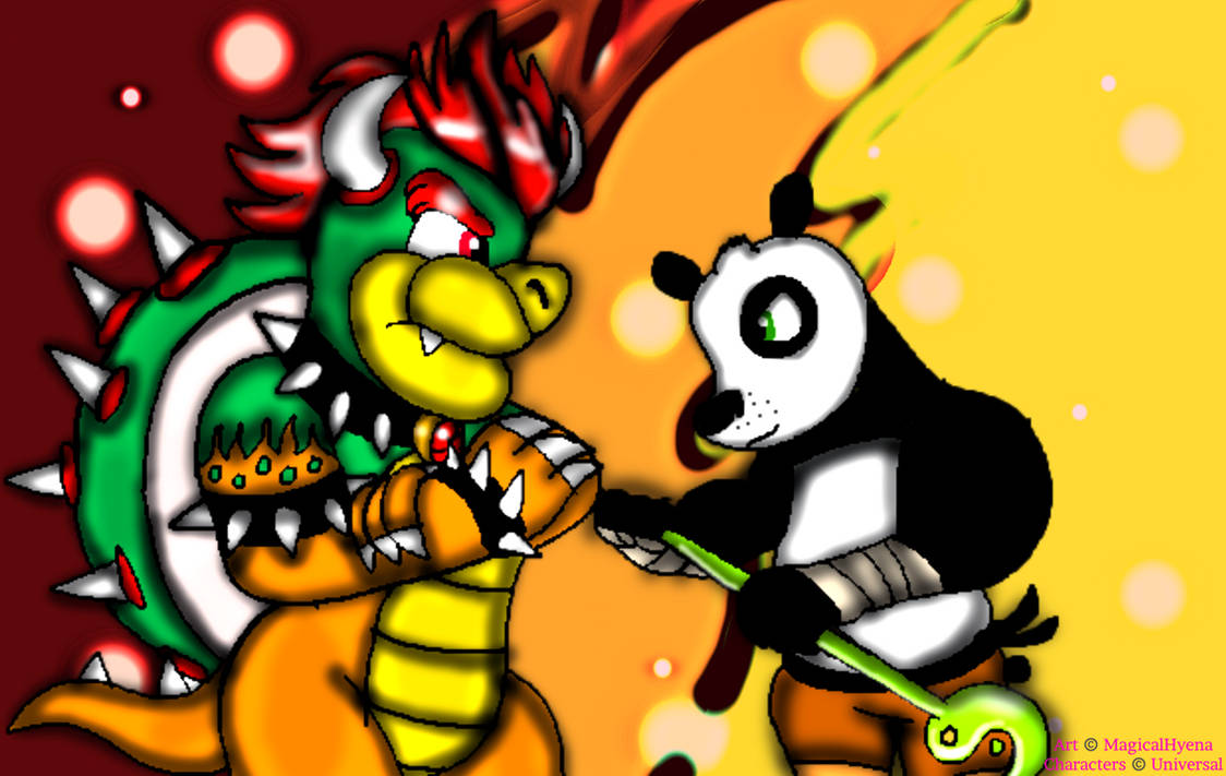 SMRS Crossover Contest Entry - Po and Bowser by MagicalHyena-FanArt on ...