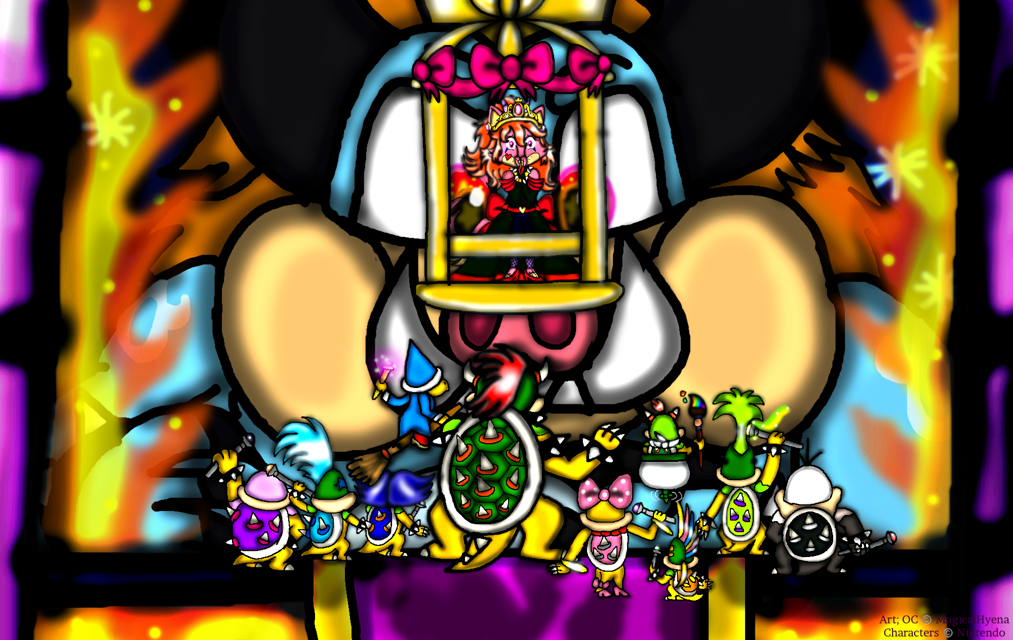 SMB AU: The Koopas VS. Super Blizzard Midbus by MagicalHyena-FanArt on ...